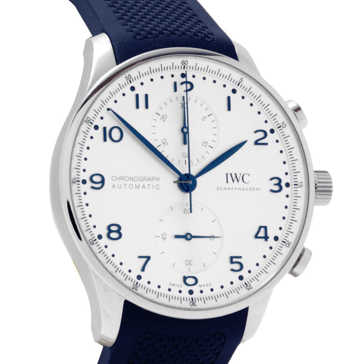 IWC Portugieser Chronograph IW371605 Silver Original 2026 | Luxehouze ...