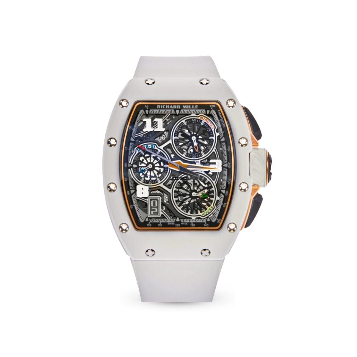 Richard Mille RM72-01 White Ceramic Original Watch on Luxehouze Singapore