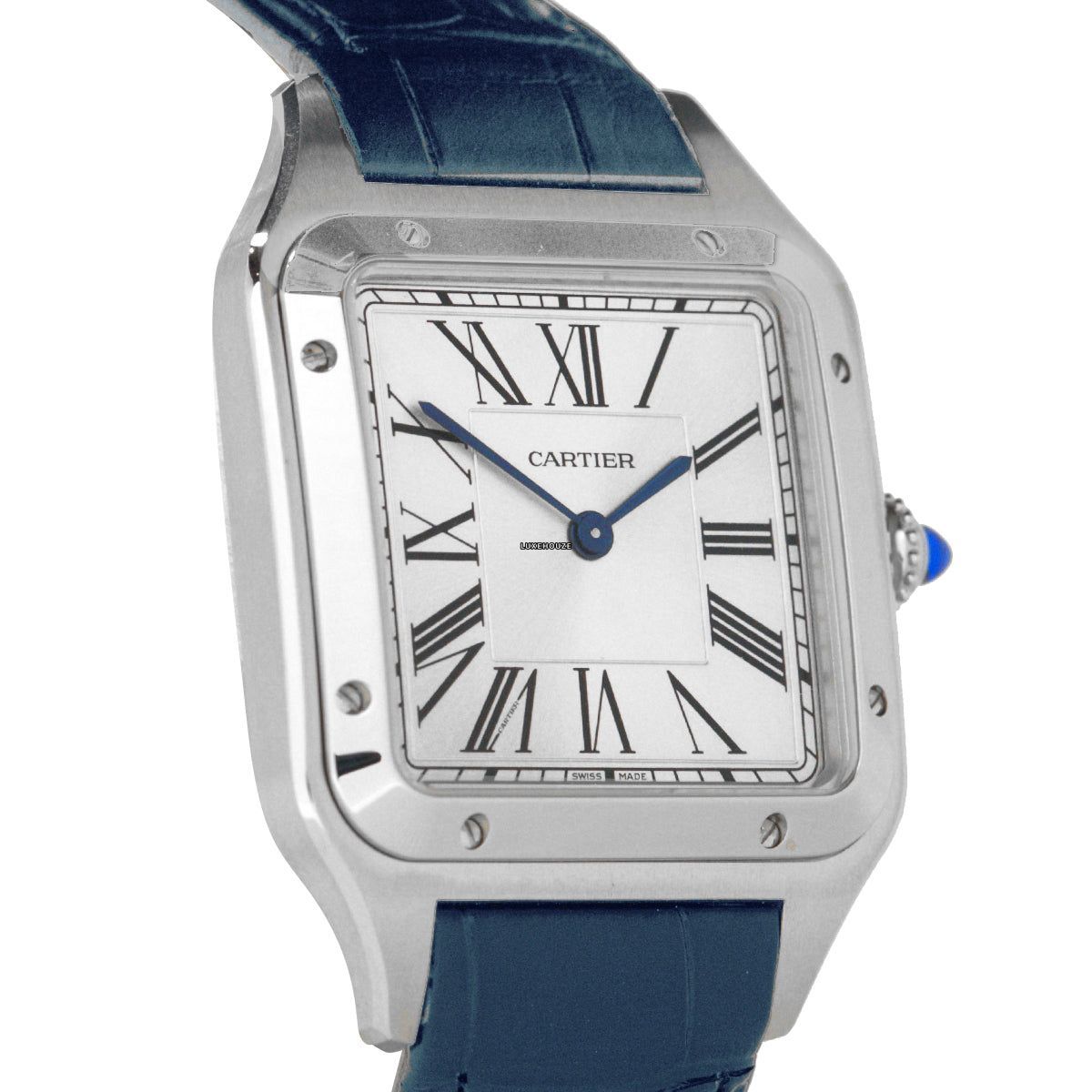 Cartier Santos-Dumont WSSA0022 Silver Original Watch on Luxehouze Singapore