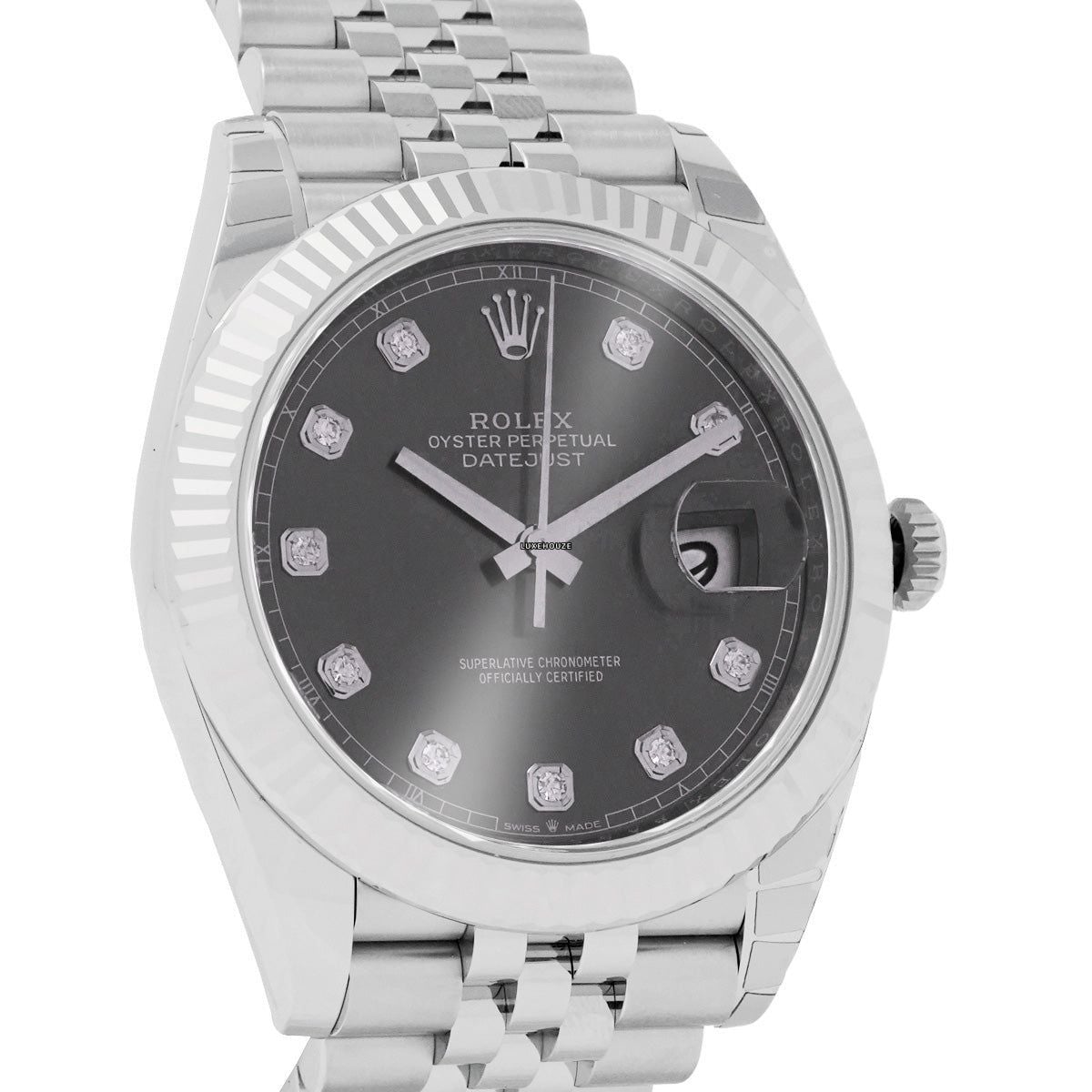 Rolex Datejust 41 126334G Grey Jubilee Original January 2026 ...