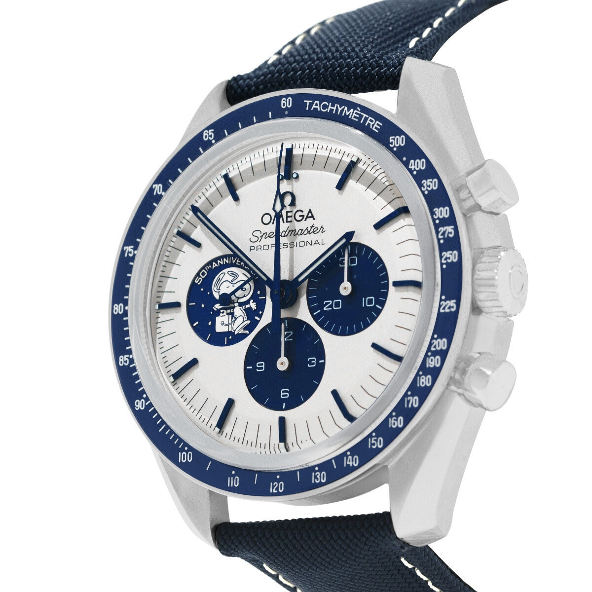 Omega Speedmaster Anniversary 31032425002001 Snoopy Silver Original ...