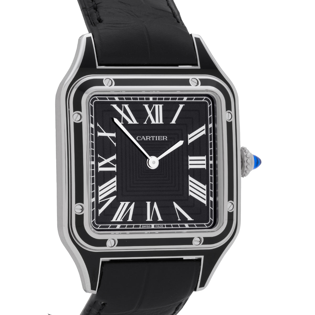 Cartier Santos-Dumont WSSA0046 Black Original Watch on Luxehouze Singapore