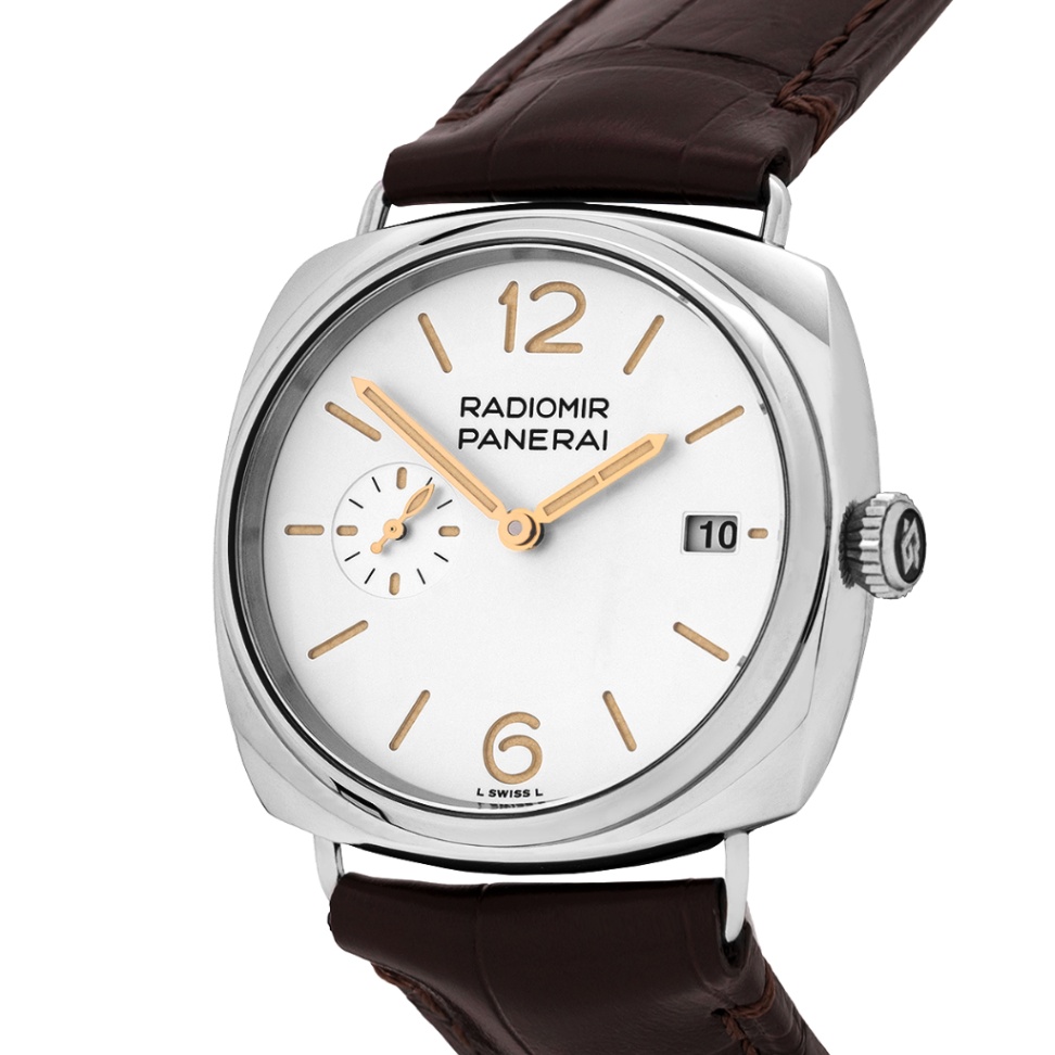 Panerai Radiomir Quaranta 40 PAM01570 White Original Watch on Luxehouze ...
