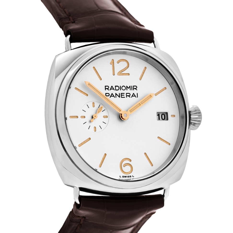 Panerai Radiomir Quaranta 40 PAM01570 White Original Watch on Luxehouze ...
